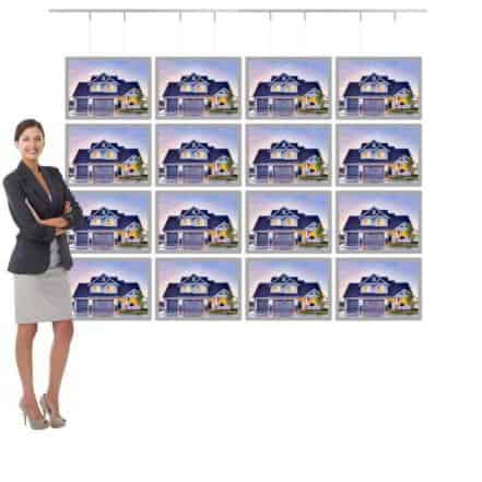 Estate Agent Window Display Led Backlit Frame 2025 NegoLuz Canada